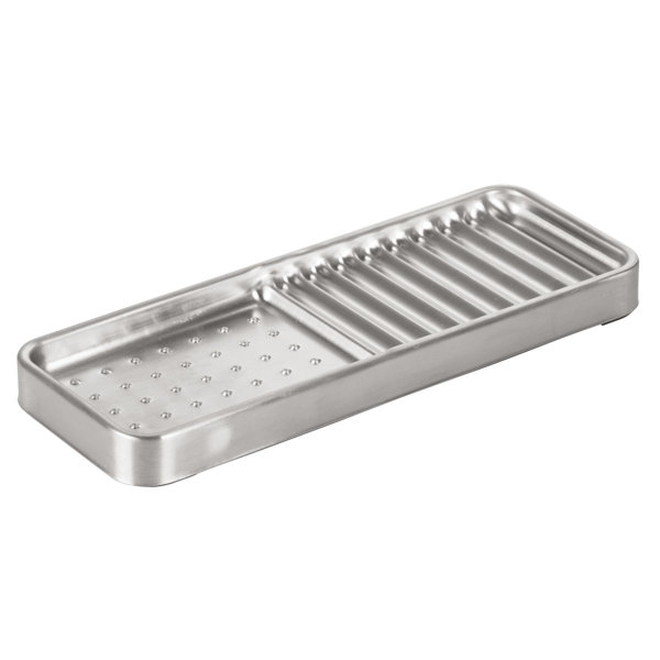 iDesign Forma Kitchen Sink Tray for Sponges, Scrubbers, Soap ...