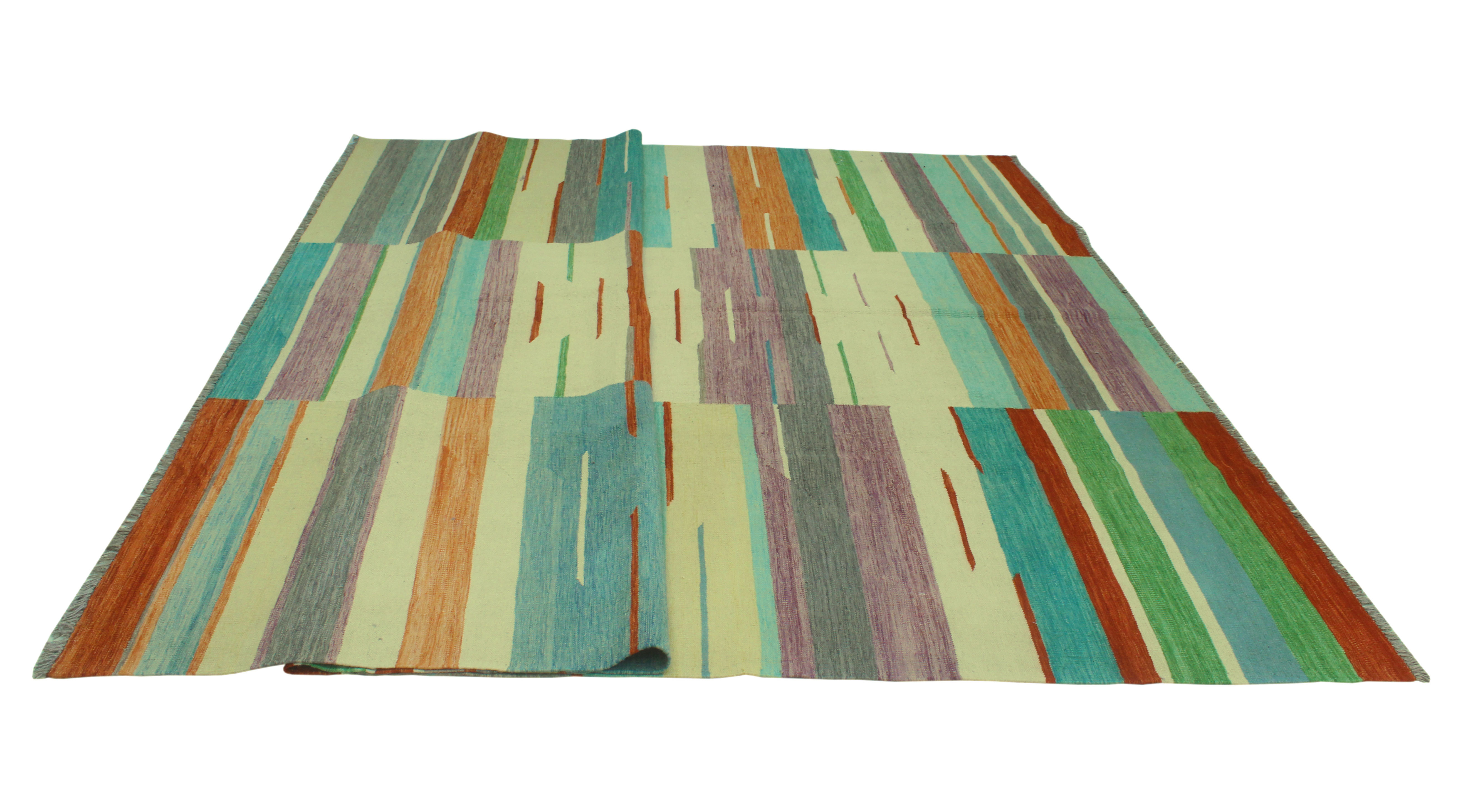 Union Rustic Winchester Kilim Elmo Red Rug | Wayfair