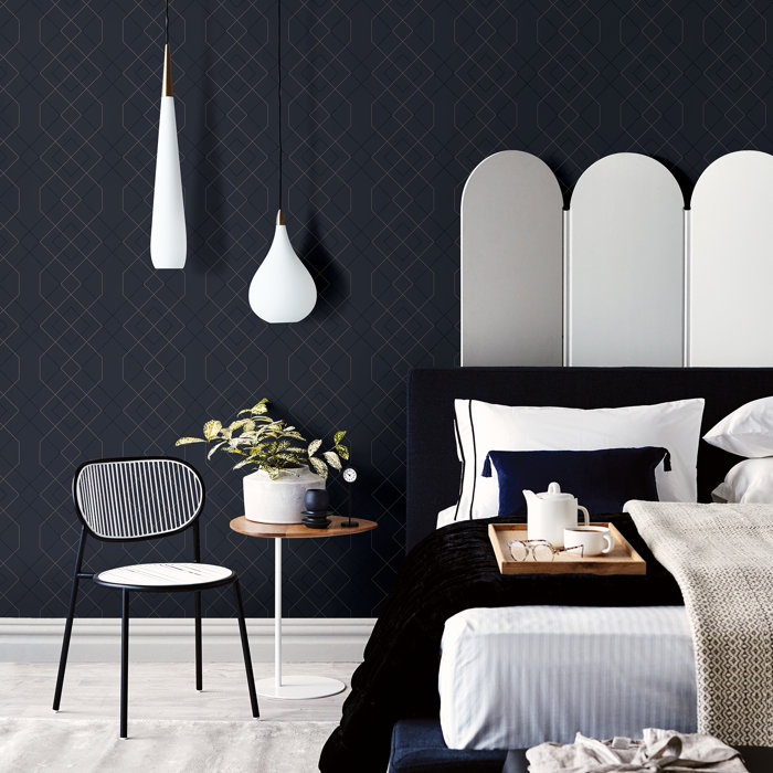 Scott Living Geometric Roll | Wayfair