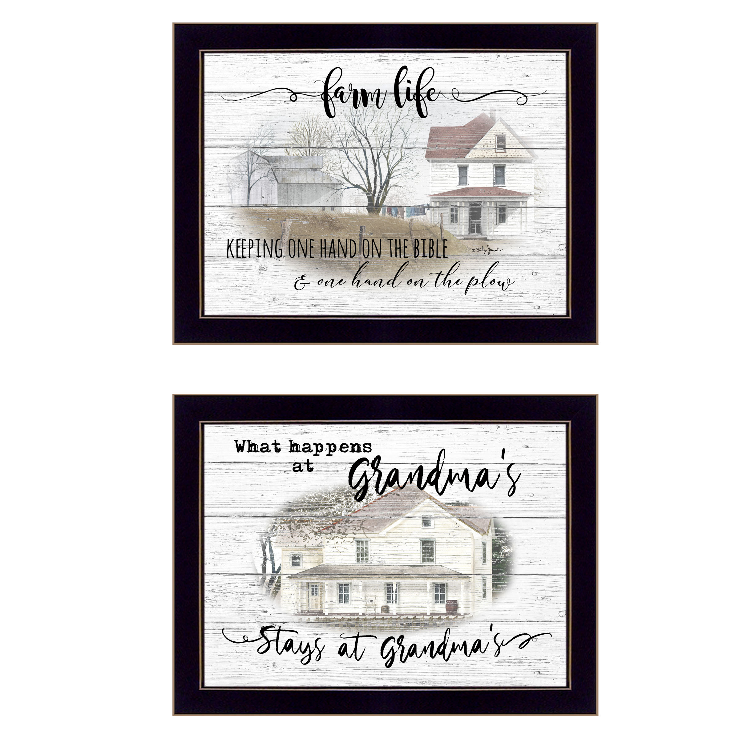 August Grove® Stays at Grandma's 2-Piece Vignette Framed Wall Art for ...
