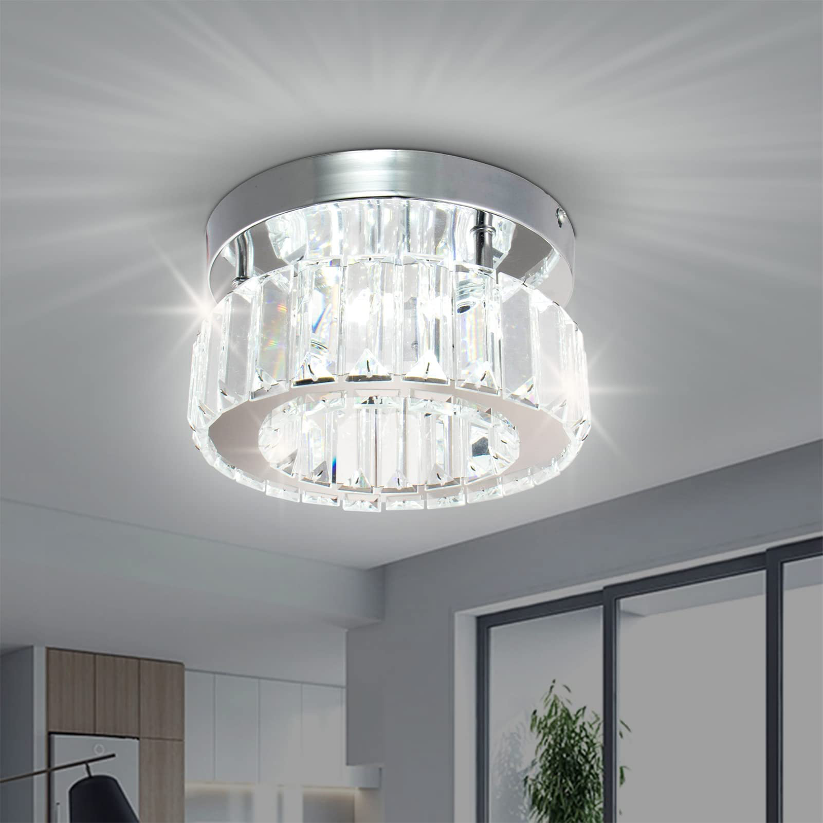 Mercer41 Semi Flush Mount Ceiling Light Fixtures For Hallway Modern ...