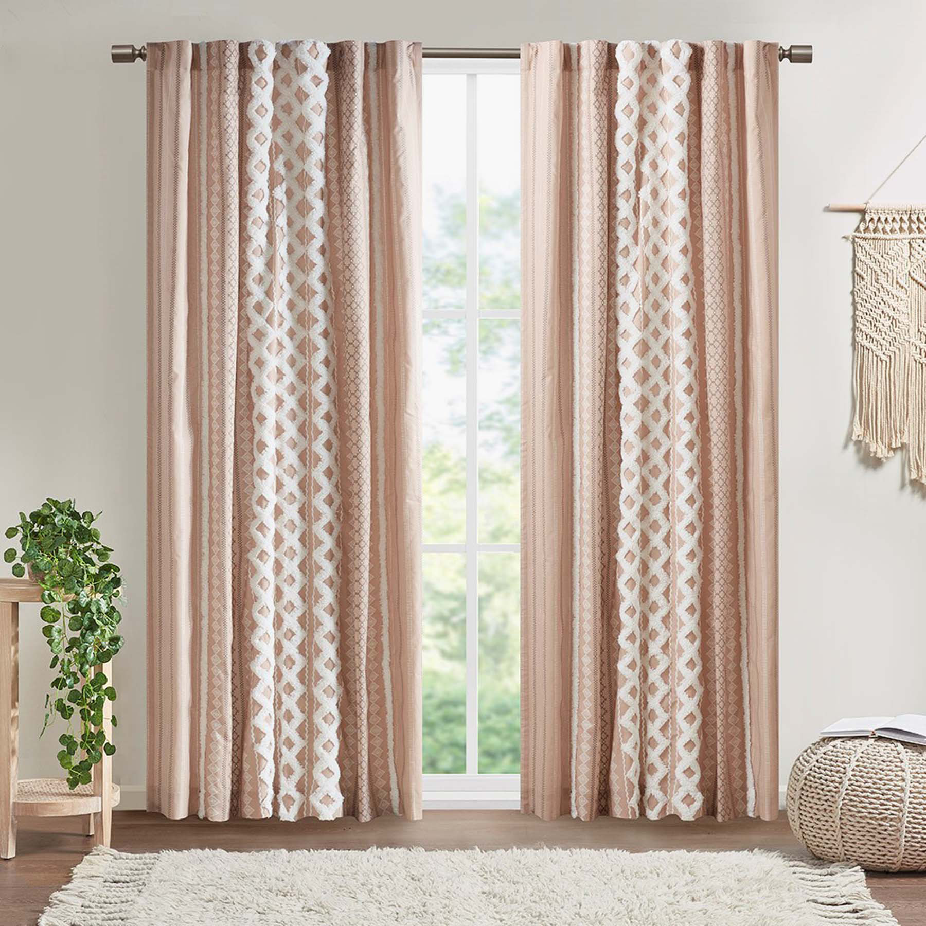Foundry Select Buckwalter Cotton Room Darkening Curtain Pair | Wayfair