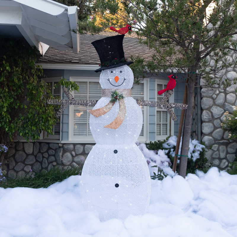 The Holiday Aisle® Snowman Lighted Display & Reviews | Wayfair