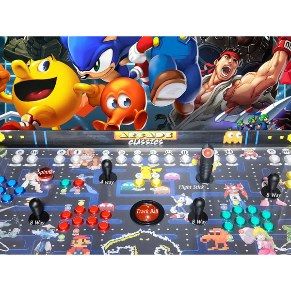 N2fun Mame/Hyperspin Classic Full Size Arcade Machine | Wayfair