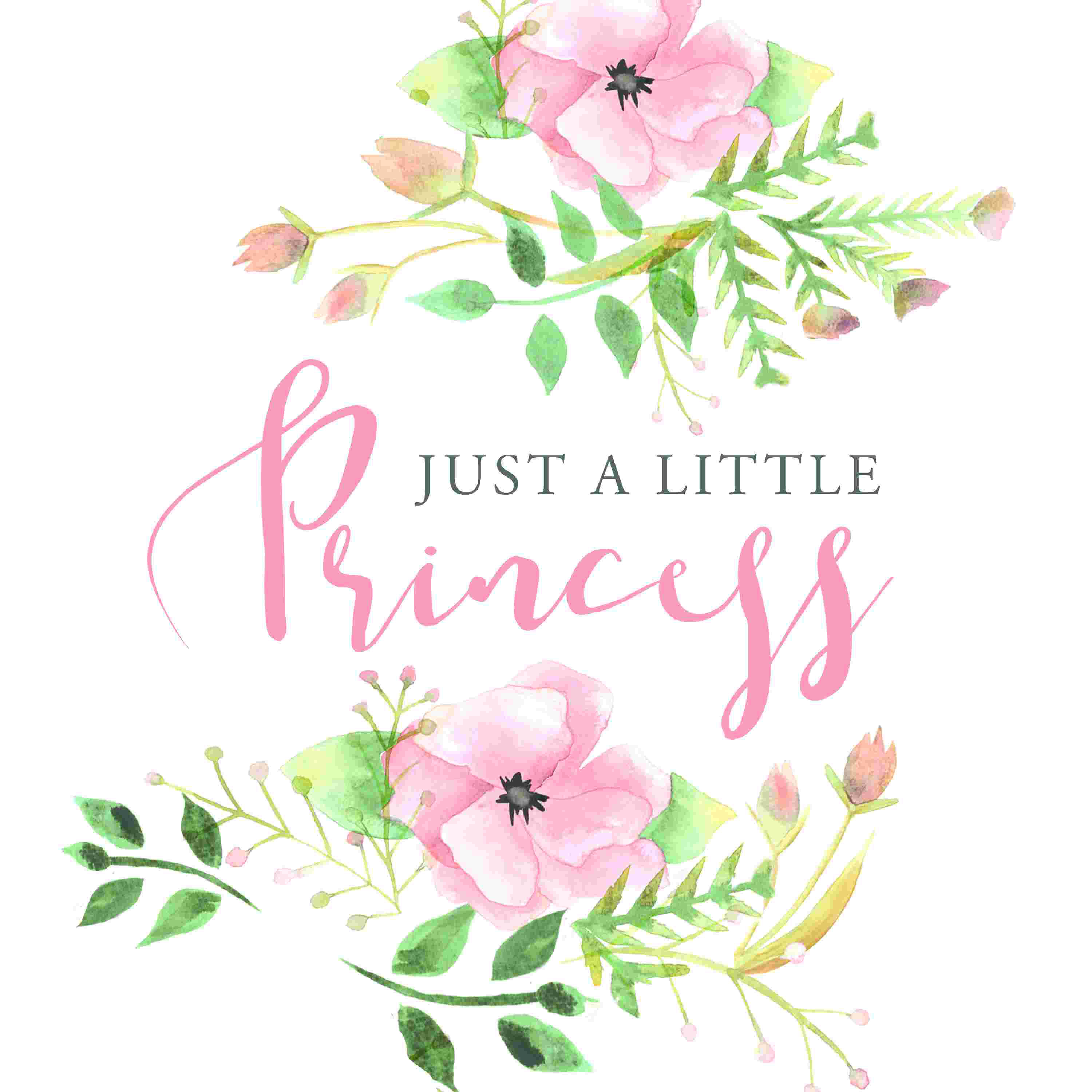 Trinx Just a Little Princess - Wrapped Canvas Graphic Art - Wayfair Canada