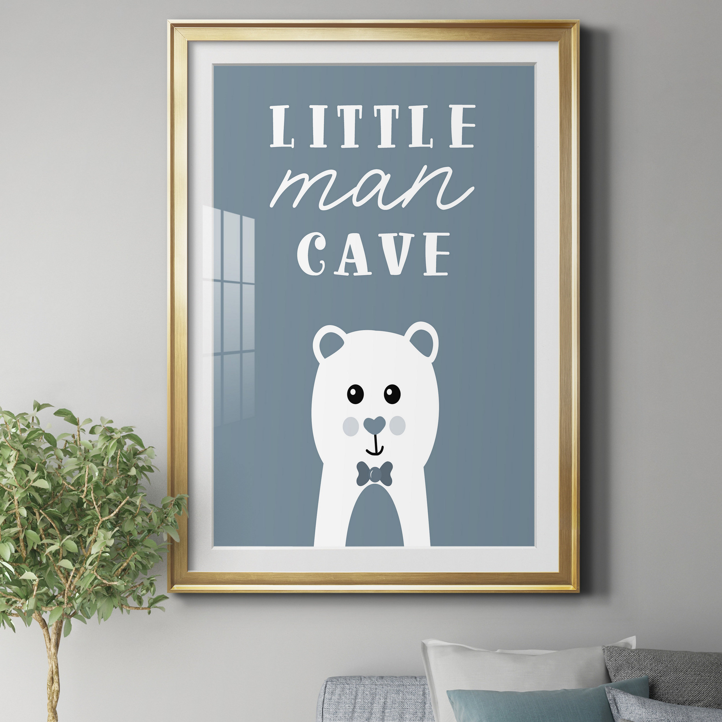 Redwood Rover Little Man Cave - Picture Frame Graphic Art Print on ...
