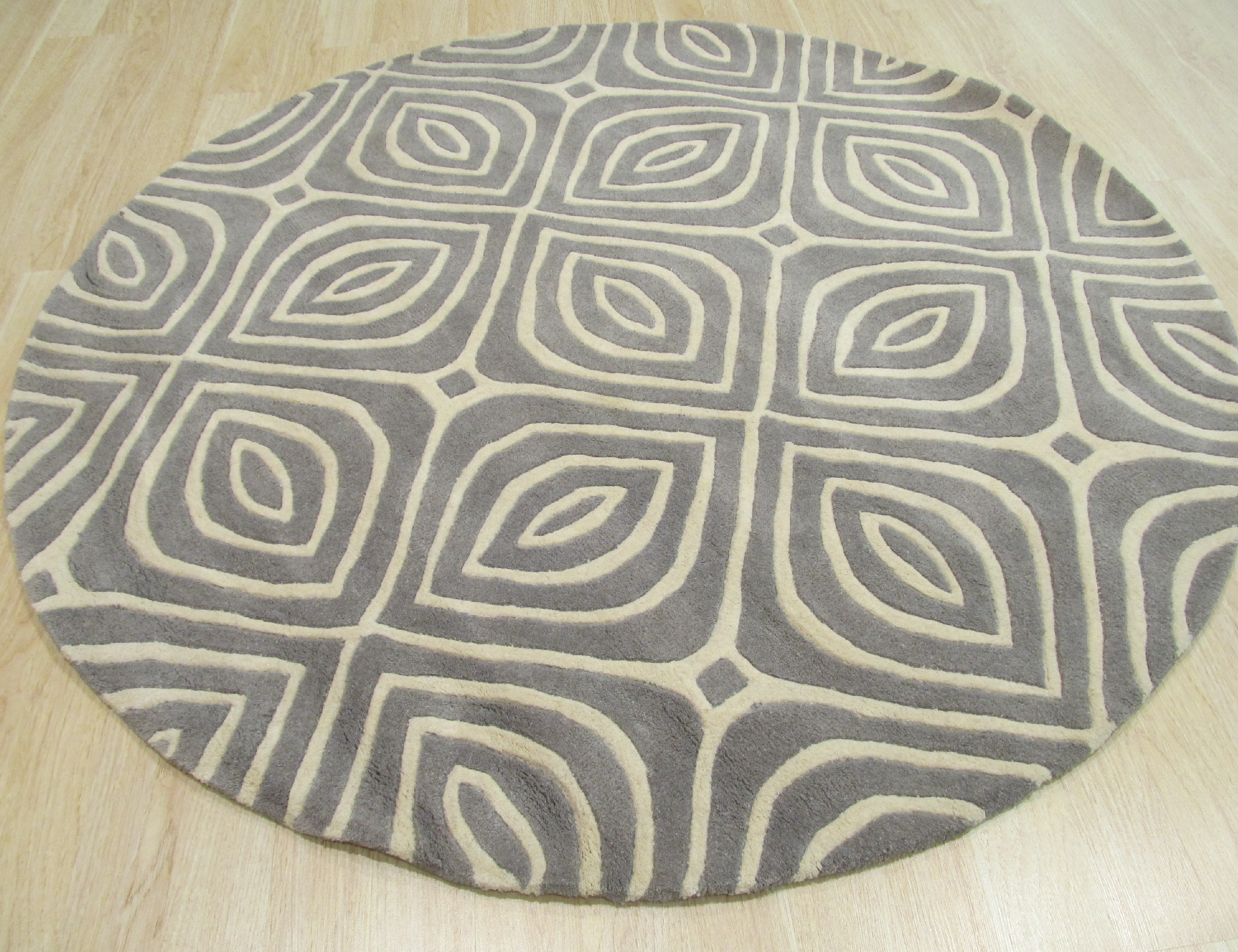 Corrigan Studio® Edwards Gray Hand Tufted Wool Rug | Wayfair