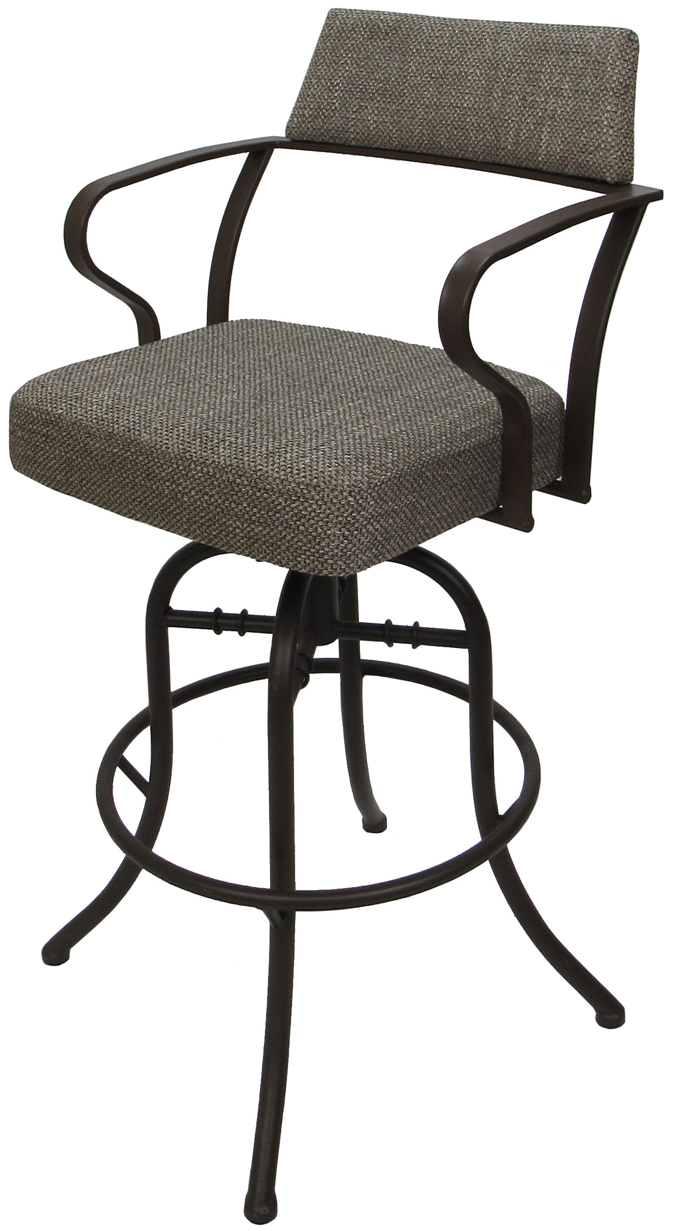 Red Barrel Studio Swivel Tilt Metal Counter 26" Bar Stool - Carolina ...