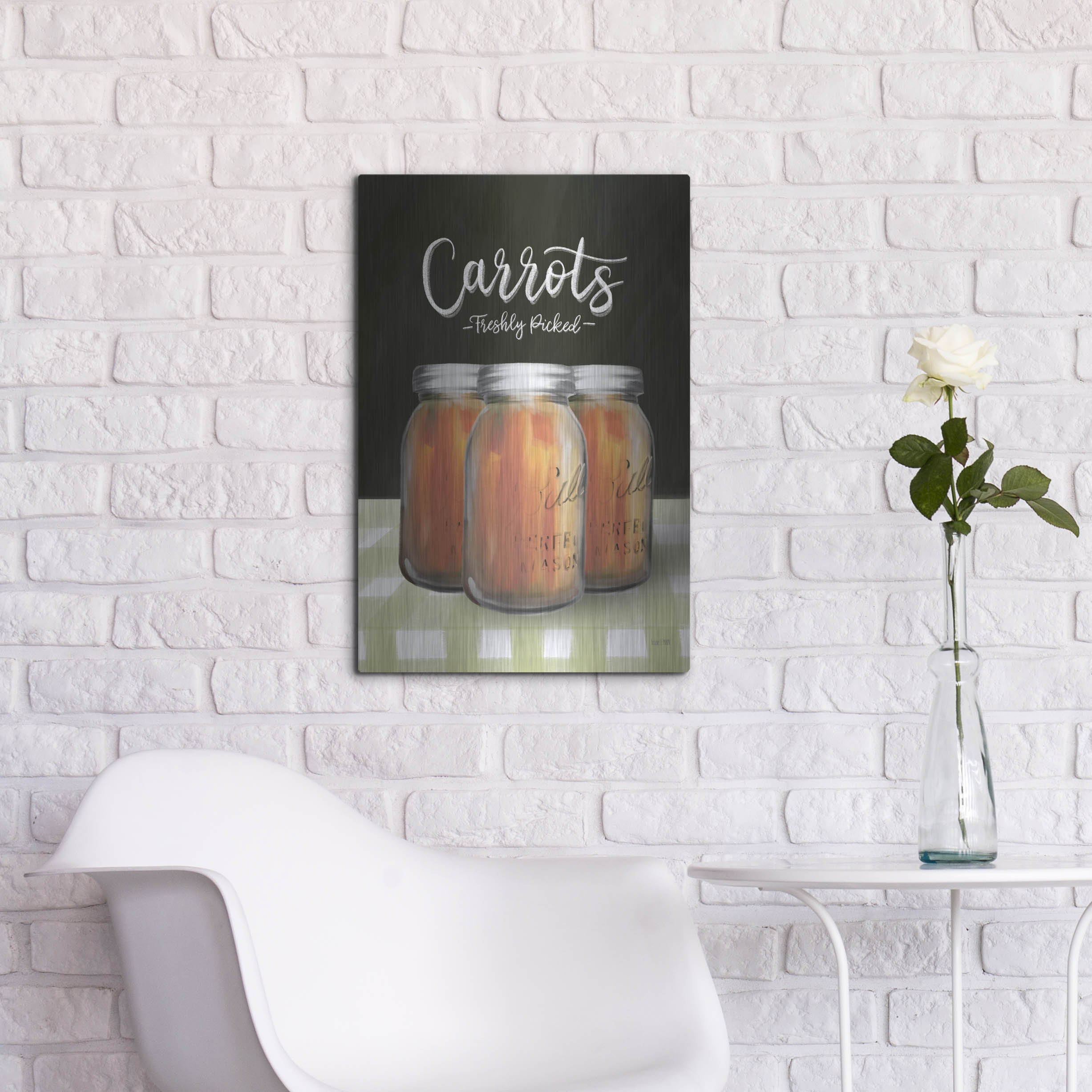 Winston Porter 'Farm Fresh Carrots' by House Fenway, Metal Wall Art ...