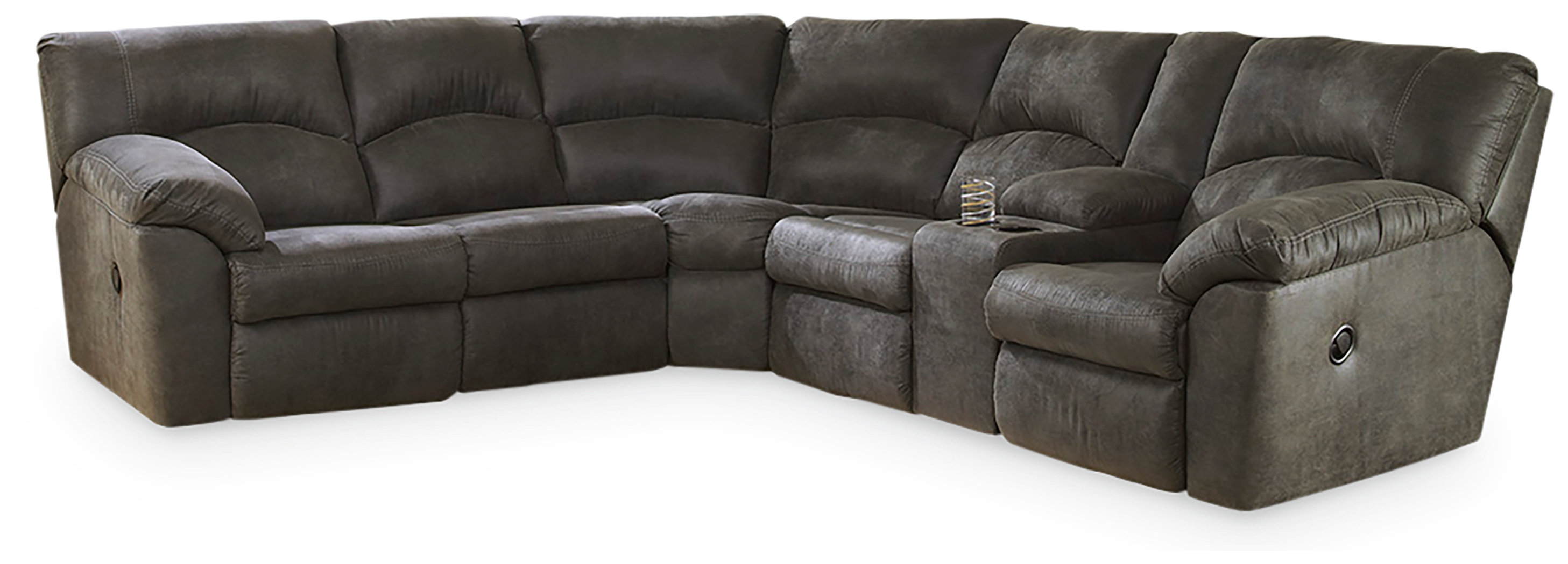 Hokku Designs Tambo 2-Piece Reclining Sectional | Wayfair