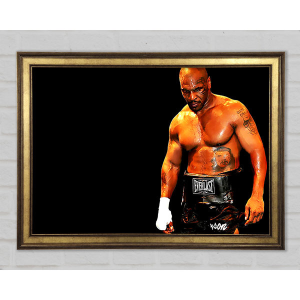 Brayden Studio Mike Tyson Champion - Single Picture Frame Art Prints ...