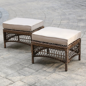 Bayou Breeze Banu Wicker Outdoor Rocker Chair | Wayfair