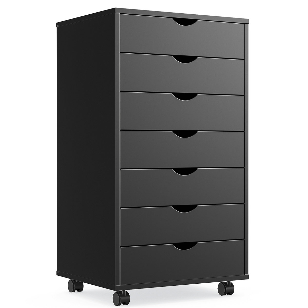 George Oliver 7 Drawer Chest - Storage Cabinets With Wheels Dressers ...