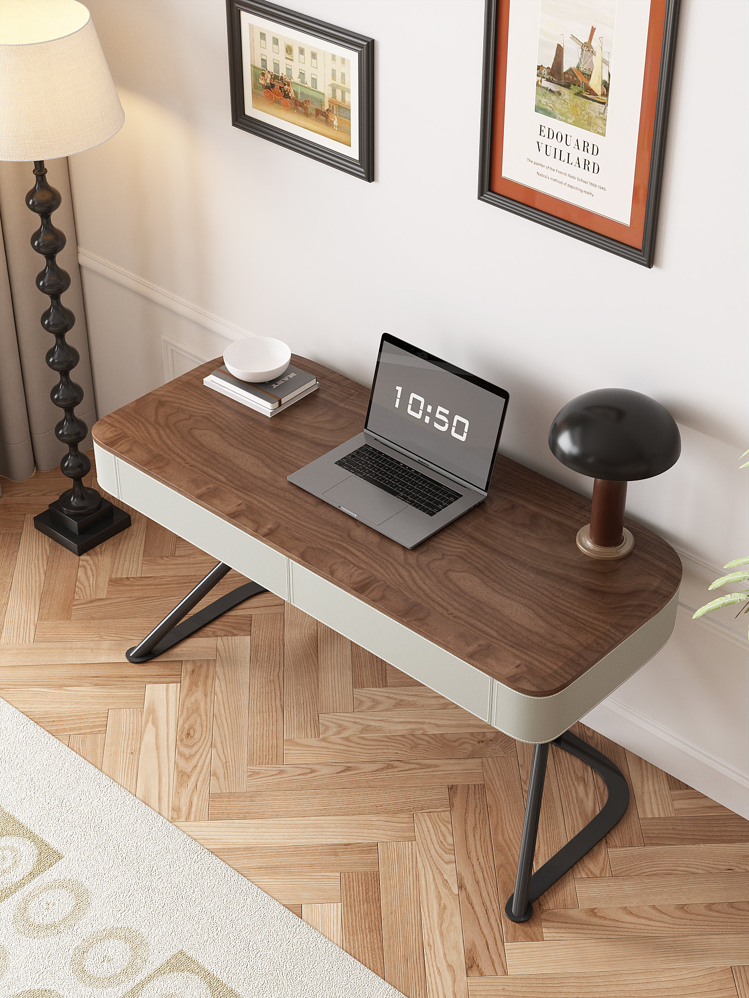 Brayden Studio® Rectangle Writing Desk & Reviews | Wayfair