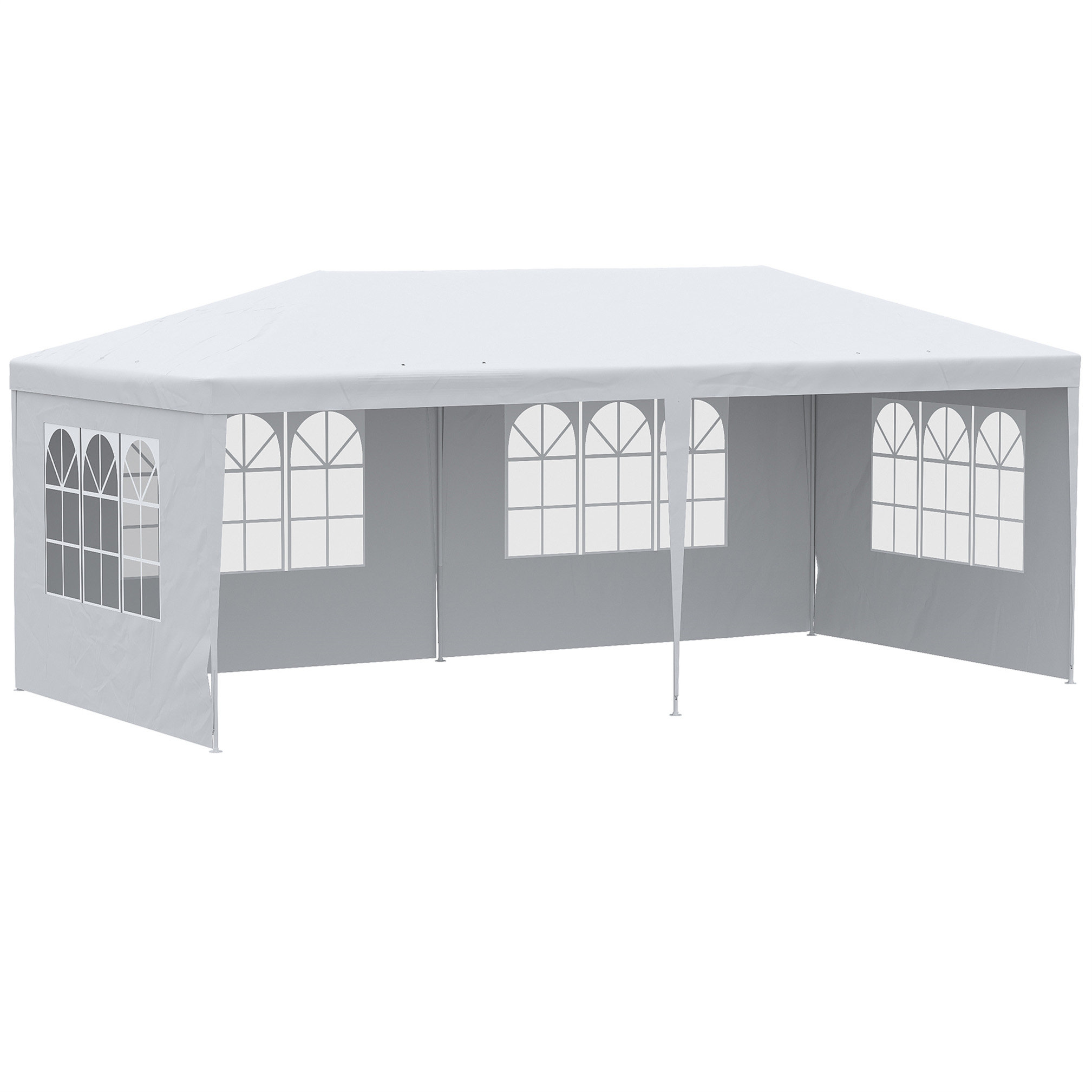 LOONGFIELD 10' X 20' Large Party Tent, Events Shelter Canopy Gazebo ...