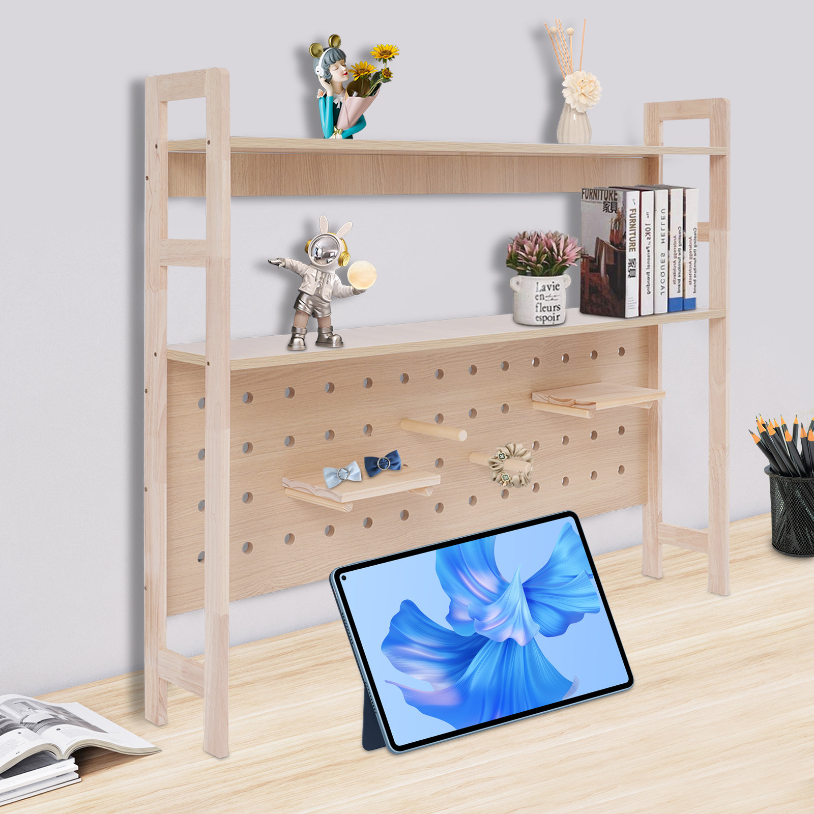 Hokku Designs 2-Tier Desktop Bookshelf - Wayfair Canada
