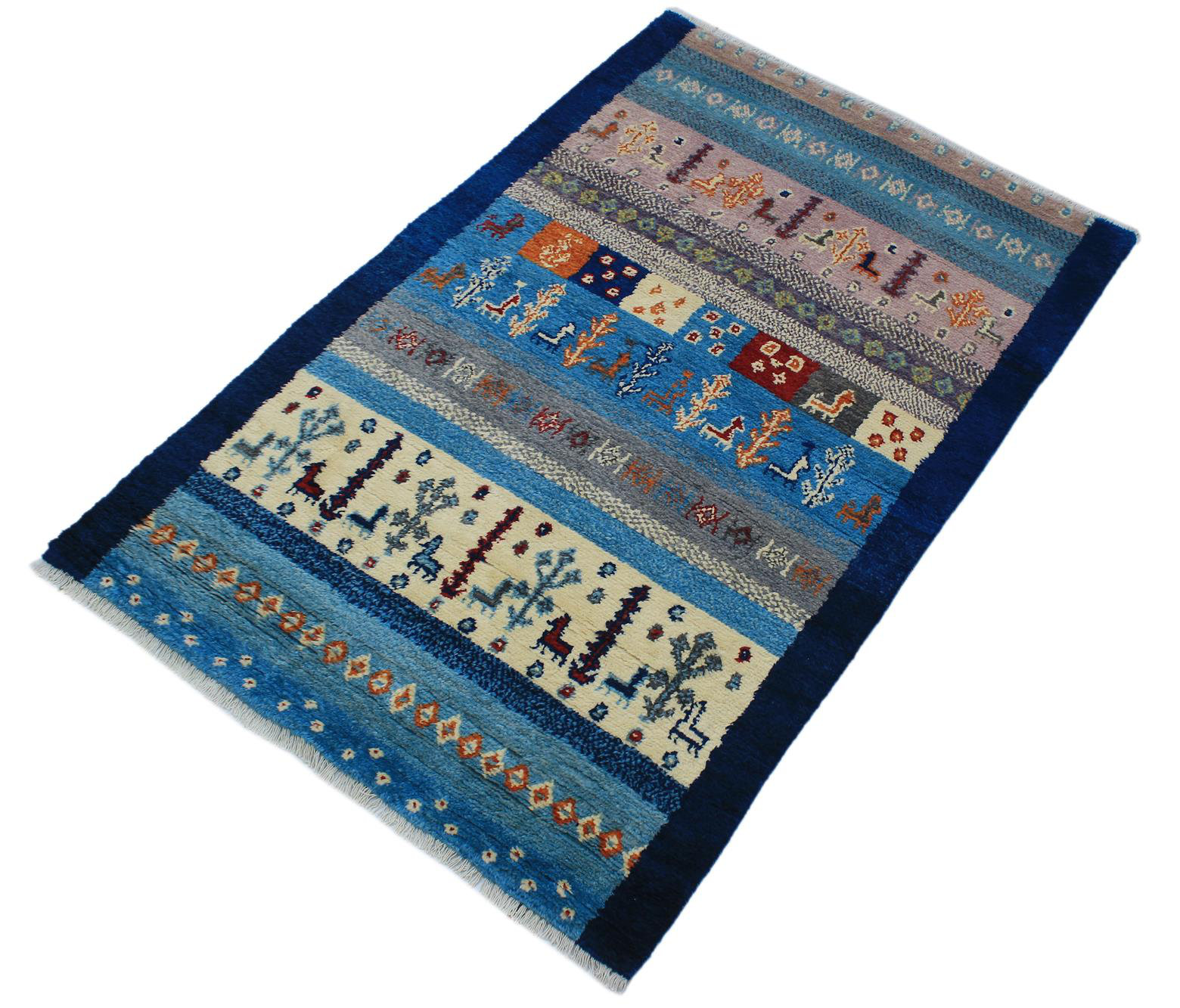 Isabelline Lovre One-of-a-Kind 5'4" x 8'3" 2000s Area Rug in Blue | Wayfair