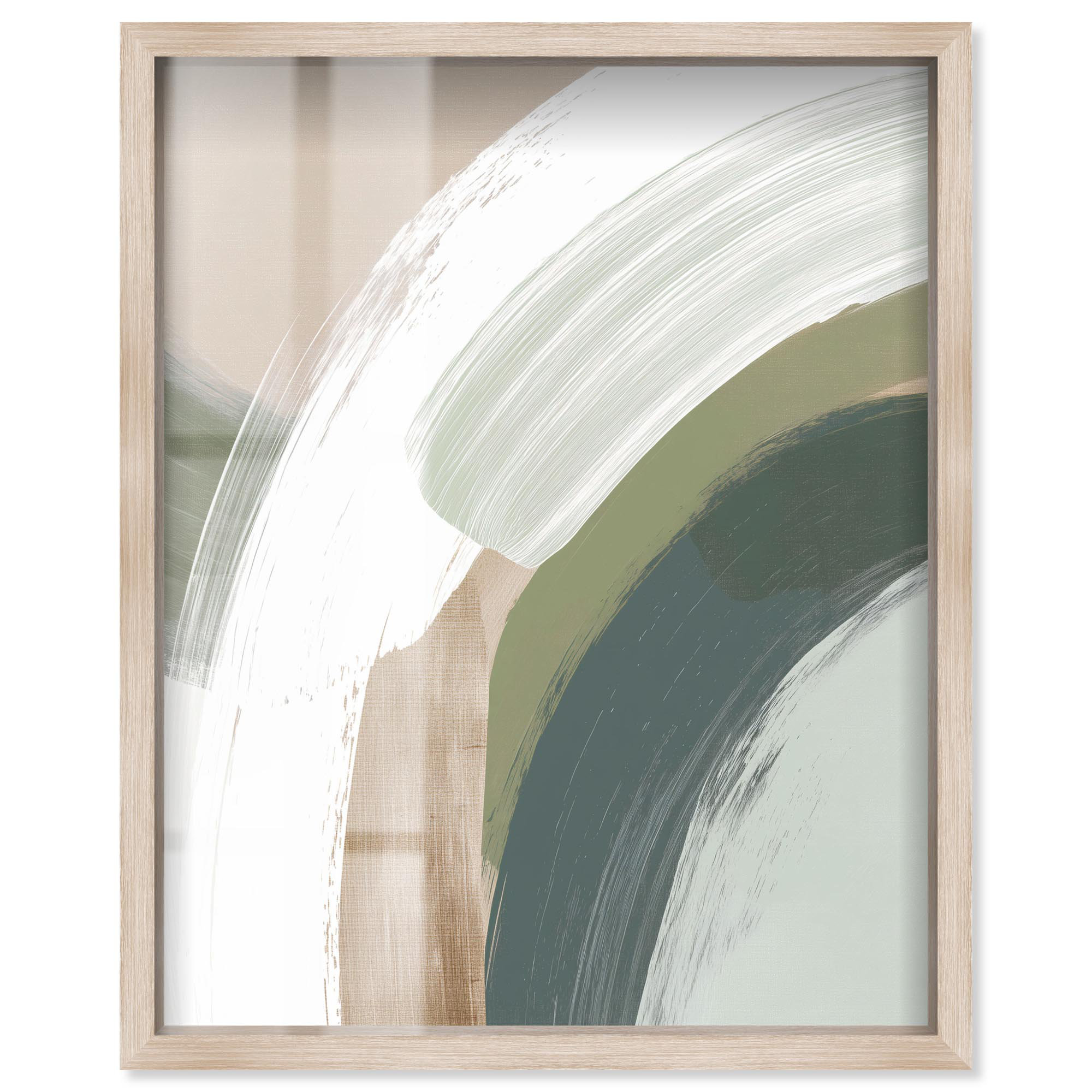 Art Remedy Gentle Swell IV Wall Art Shadowbox Print by Art Remedy | Wayfair