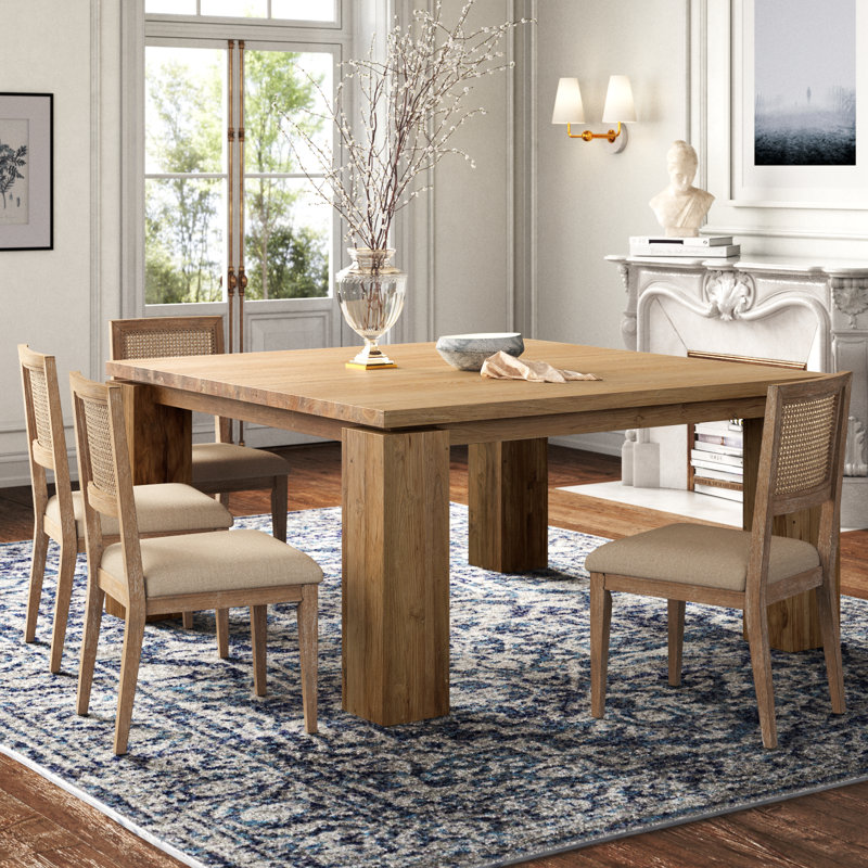 Birch Lane™ Chip Solid Wood Dining Table | Wayfair