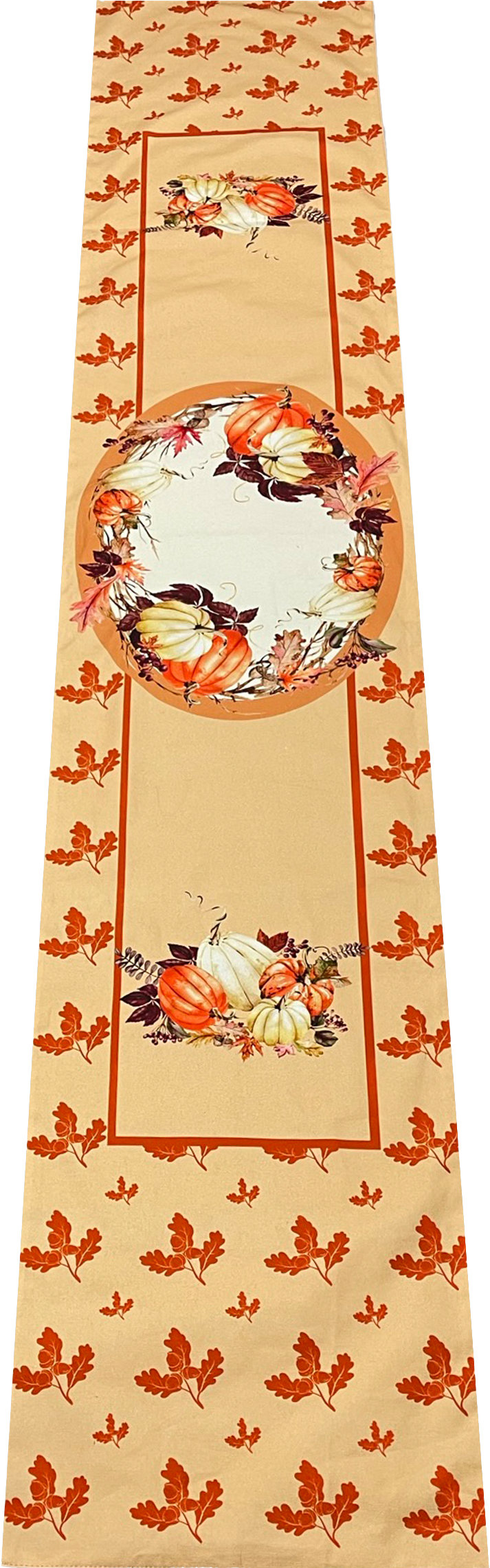 August Grove® Ascenzo Rectangular Floral Fall Cotton Table Runner | Wayfair