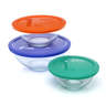 Pyrex Smart Essentials 6 Piece Glass Mixing Bowl Set with Lid & Reviews ...