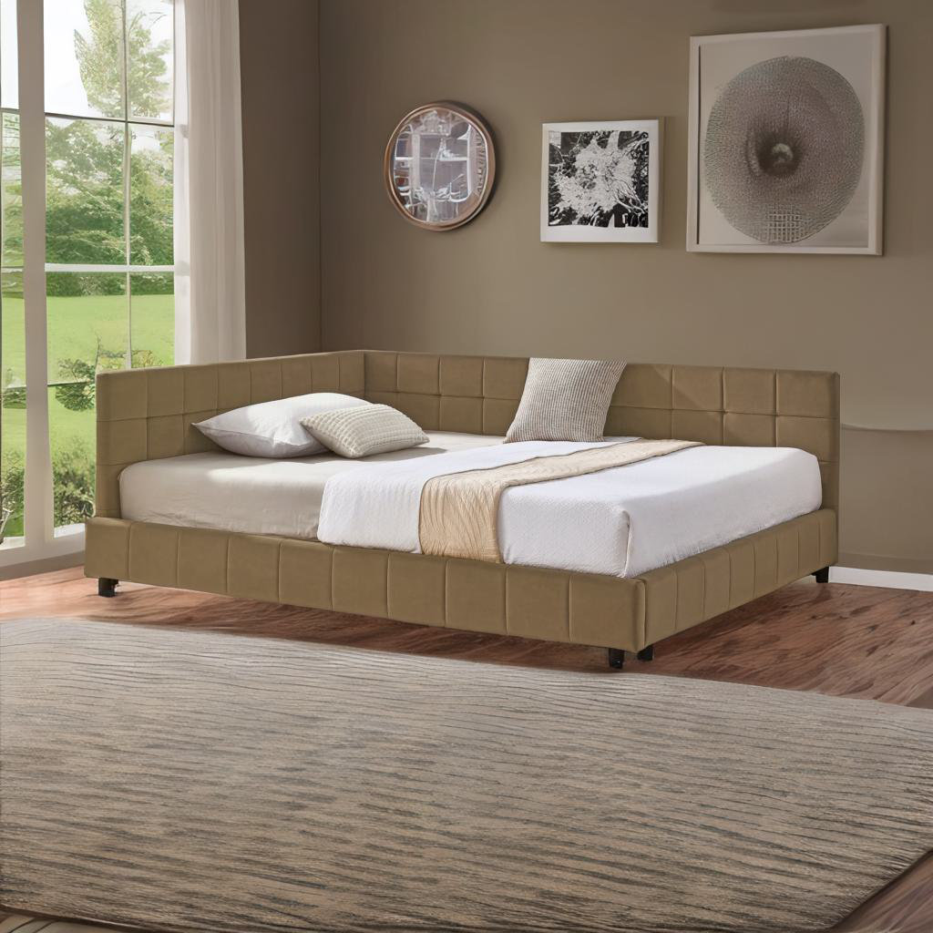 Mercer41 Full Size Tufted Bed Frame | Wayfair