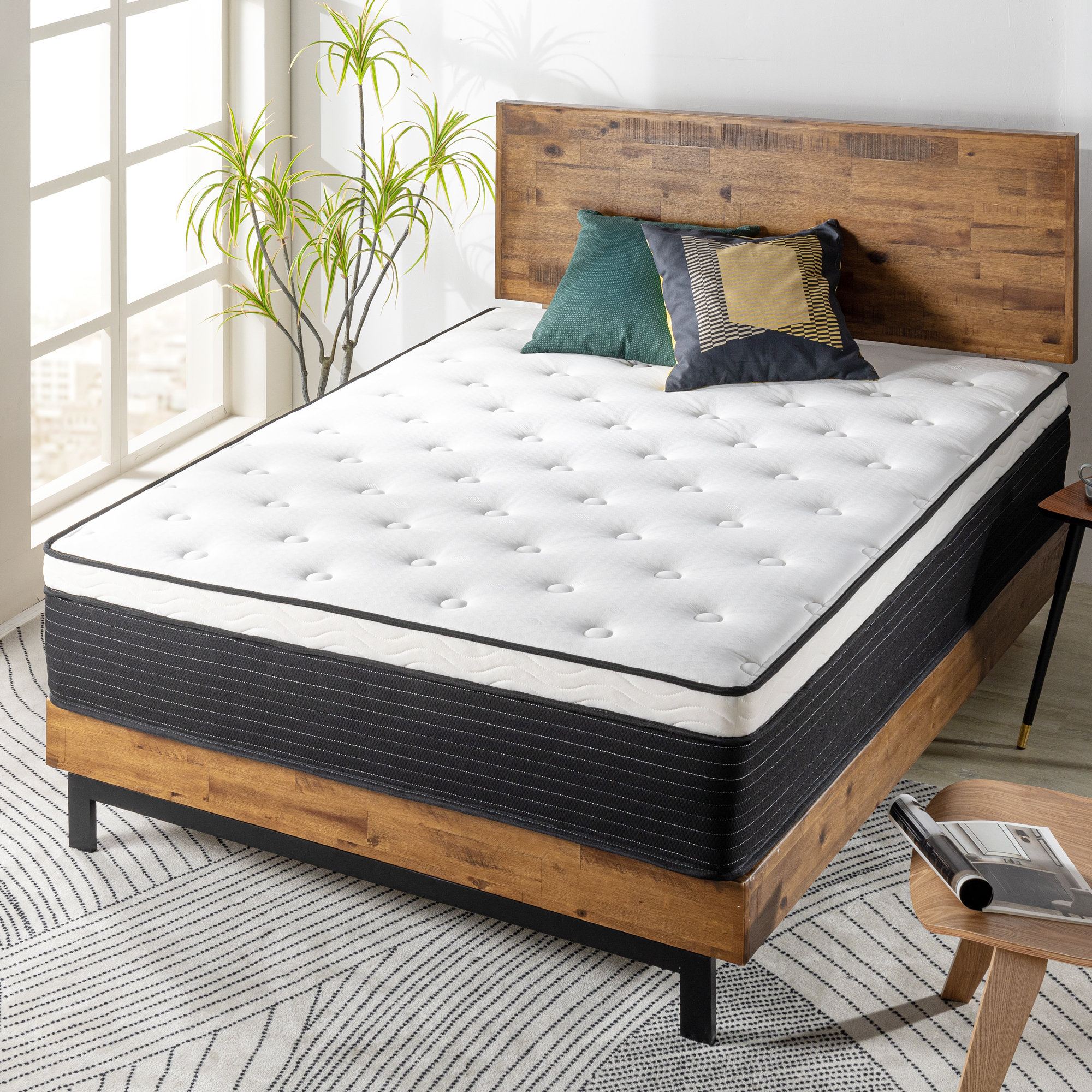 Wayfair Sleep 12" Medium Euro Top Hybrid Mattress & Reviews | Wayfair