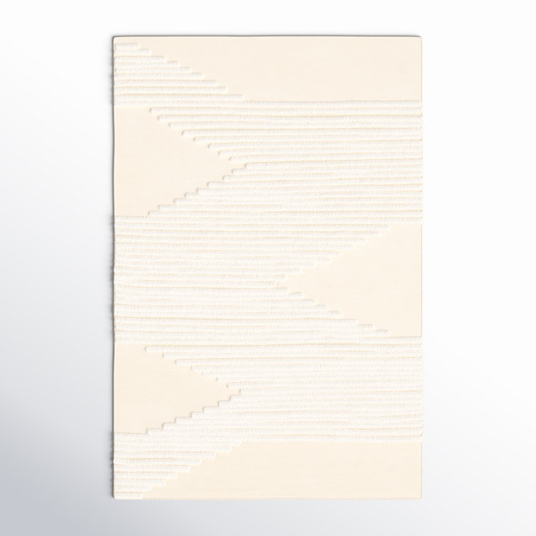 Kelly Clarkson Home Marianne Hand-Woven Wool Cream Area Rug & Reviews ...