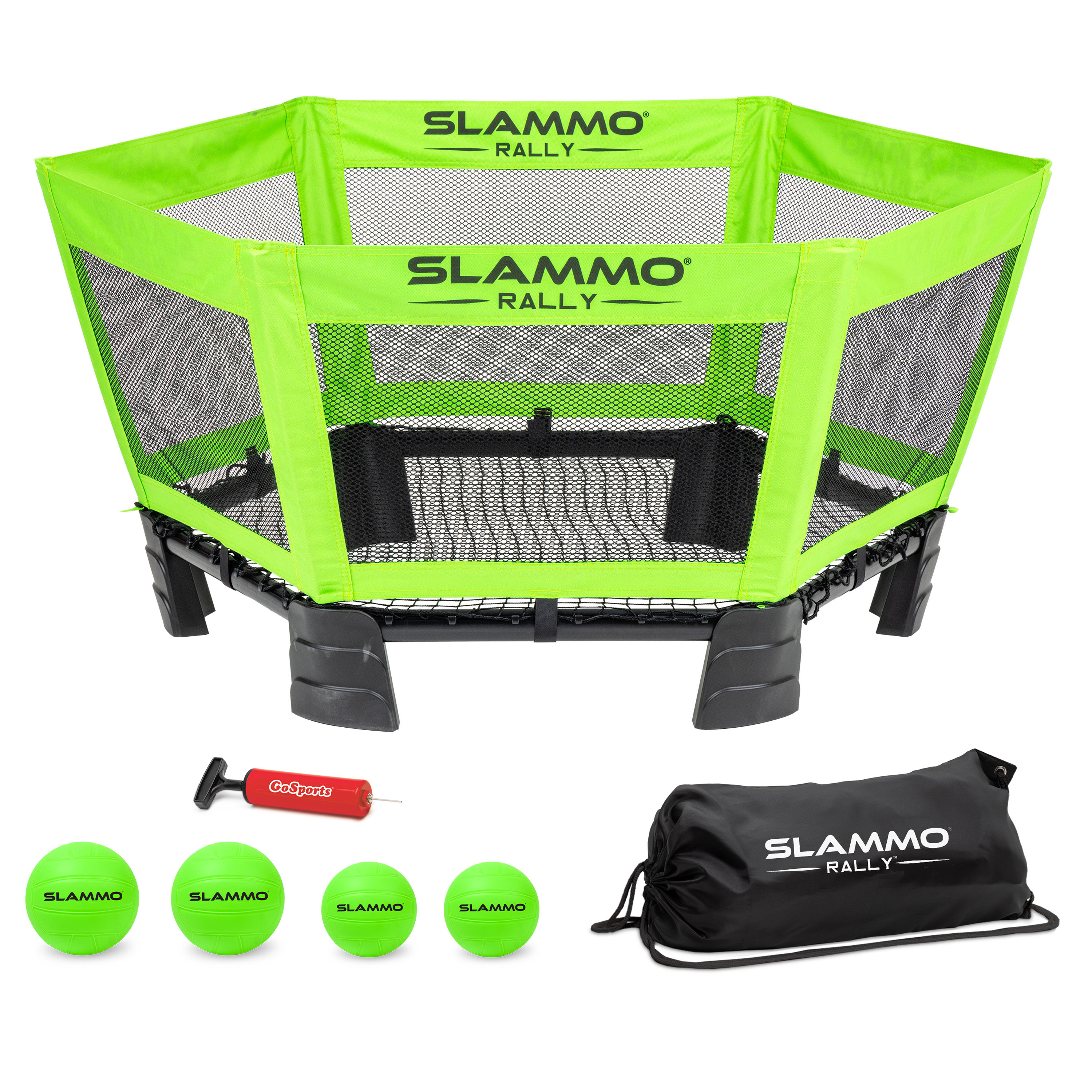 GoSports Slammo Rally Game Set - Outdoor Roundnet with Longer Rallies ...