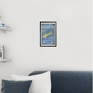Corrigan Studio® Retro Air Show Cool Wall Decor Art Print Poster With ...