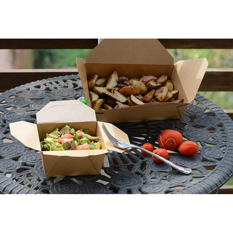 Prep & Savour 96oz Brown Take Out Boxes - Wayfair Canada