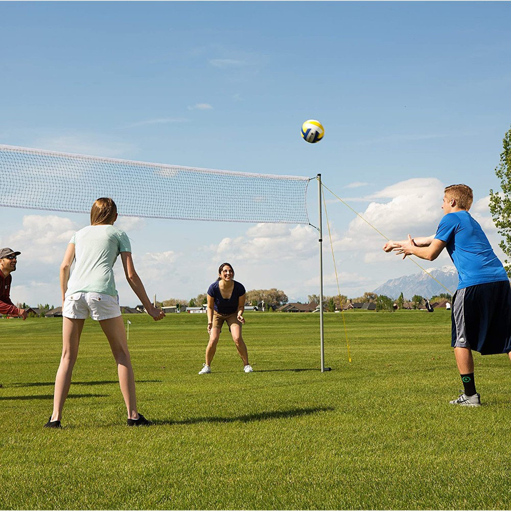 Lifetime Outdoor Games Set with Volleyball, Badminton and Pickleball ...