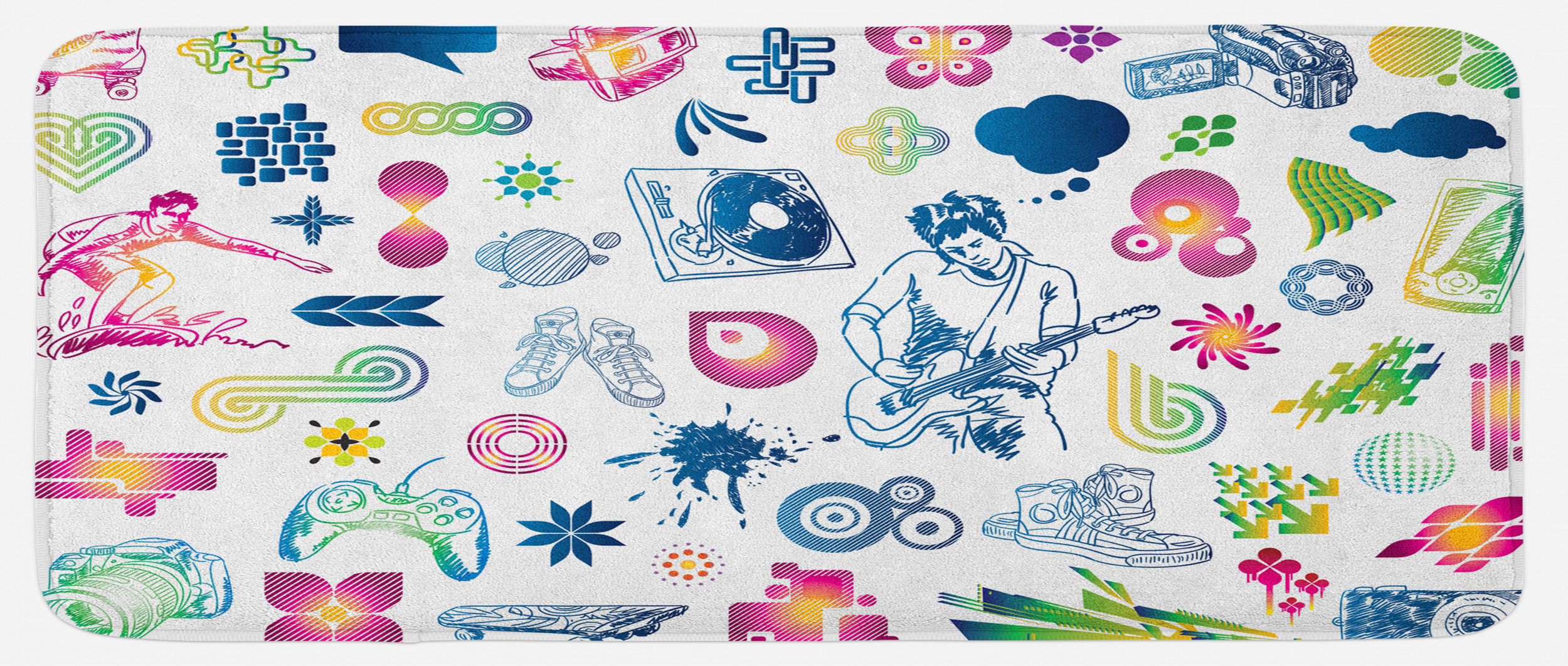 East Urban Home Music Kitchen Mat | Wayfair