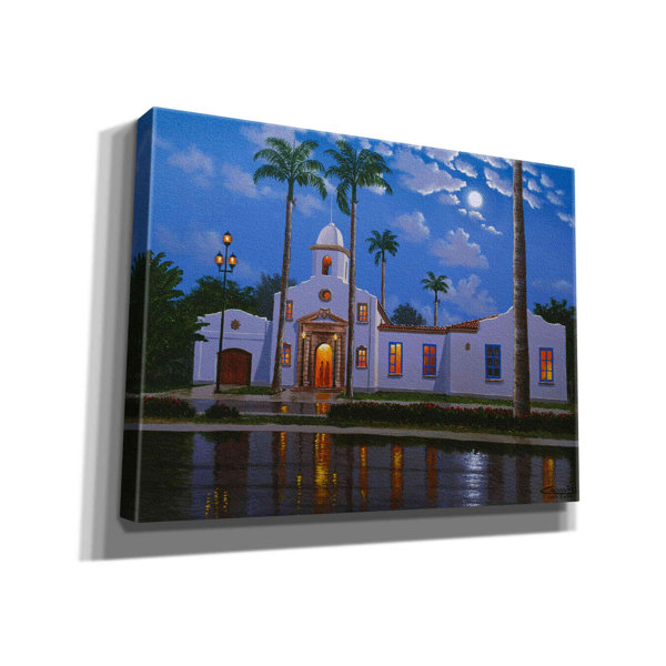 Latitude Run® Boca Raton Town Hall, FL On Canvas by Eduardo Camoes ...