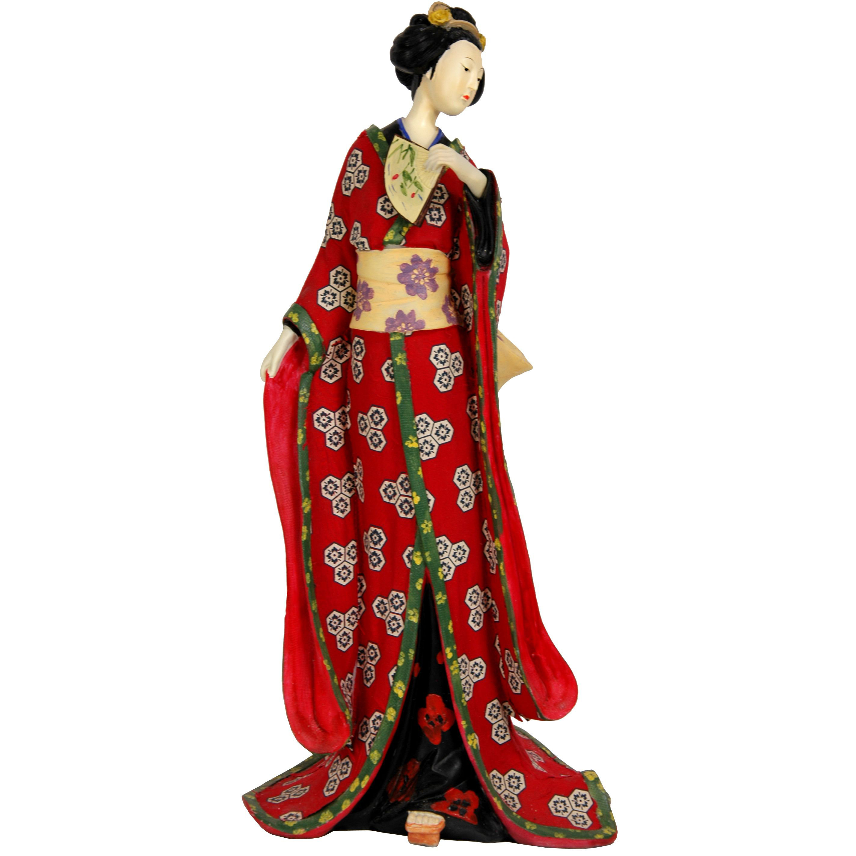 Oriental Furniture Geisha With Pale Green Sash Figurine & Reviews ...