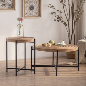 2 Piece Set Coffee Table Sets You'll Love | Wayfair