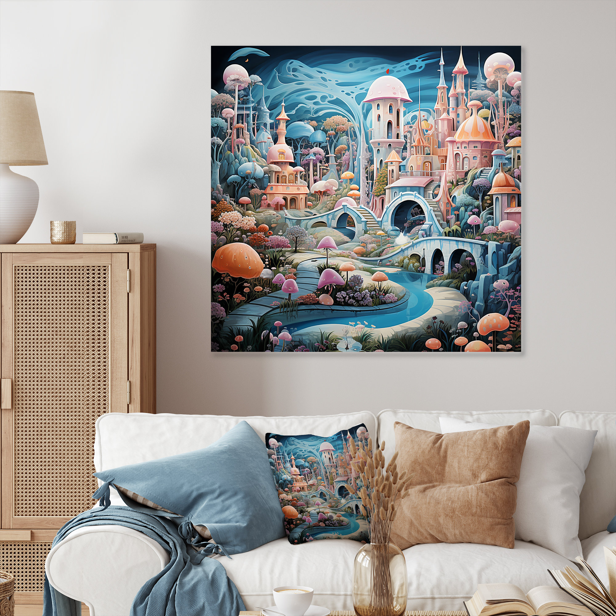 Lark Manor™ Imaginary Realm City Fantasy II - City Fantasy Metal Wall ...