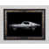 Bright Star Mustang Fastback Side Profile - Single Picture Frame Print ...