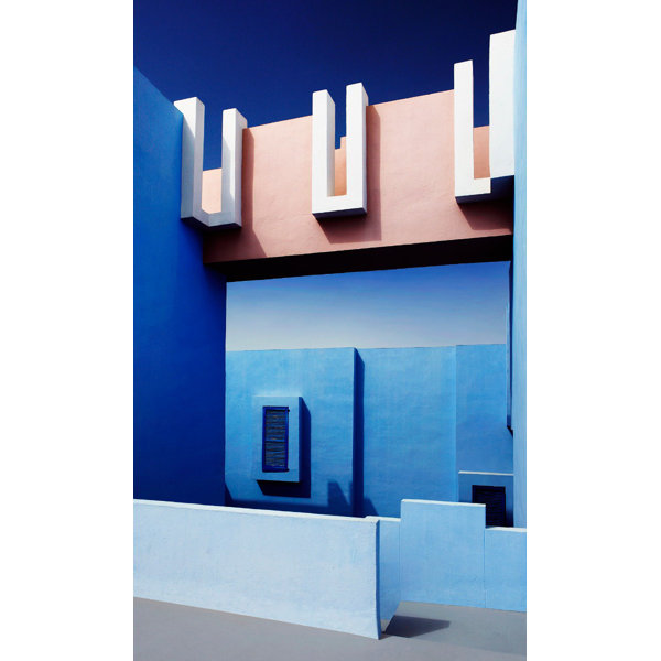 Ebern Designs Mirage In Blue - No Frame Print on Plastic / Acrylic ...