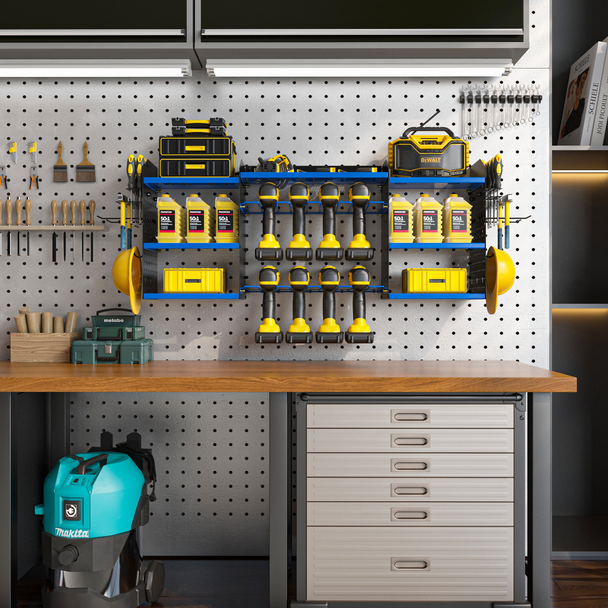 HomLux Wall-Mounted Power Tool Organize | Wayfair