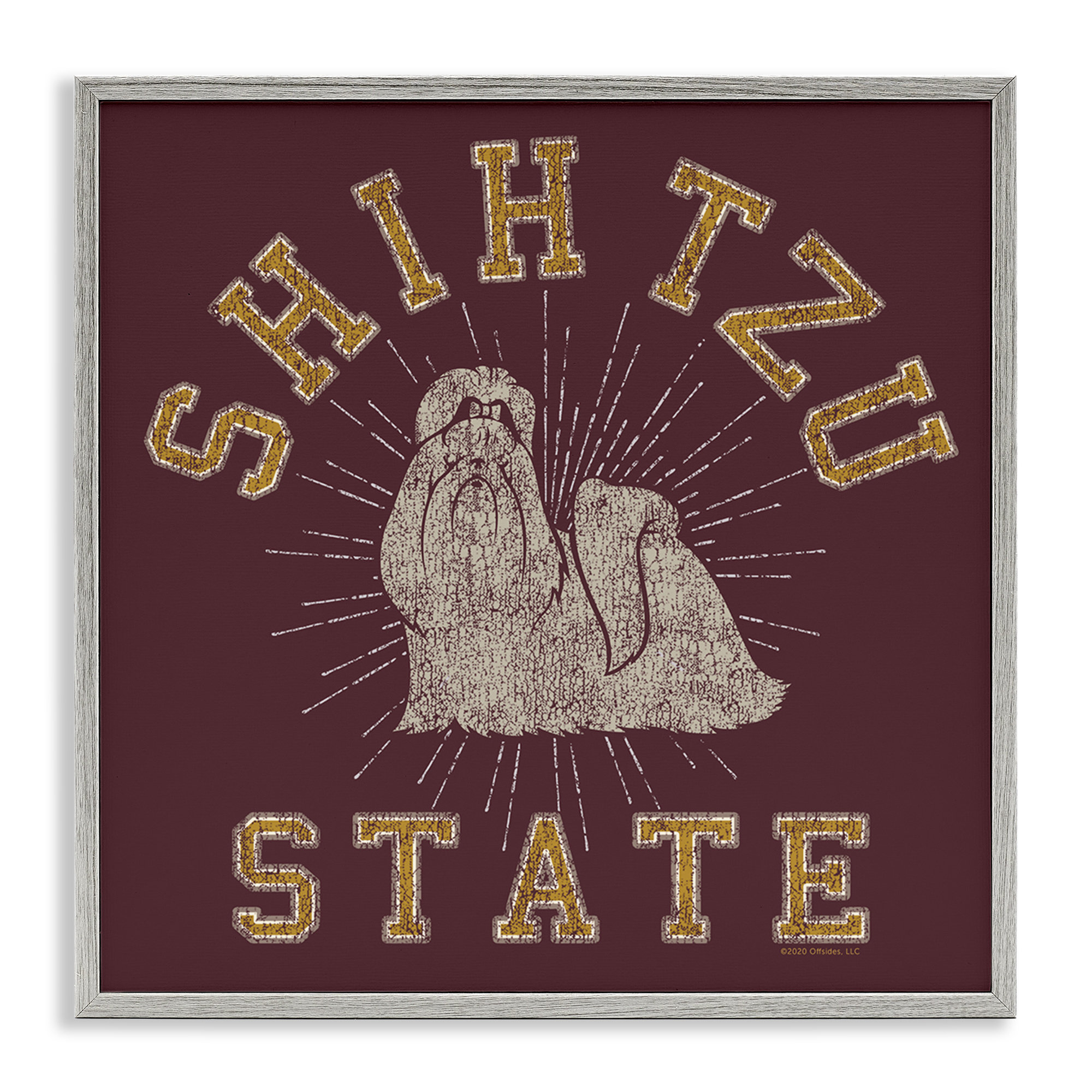 Ophelia & Co. Shih Tzu State Varsity Giclee Art by Spirit Animals/Life ...