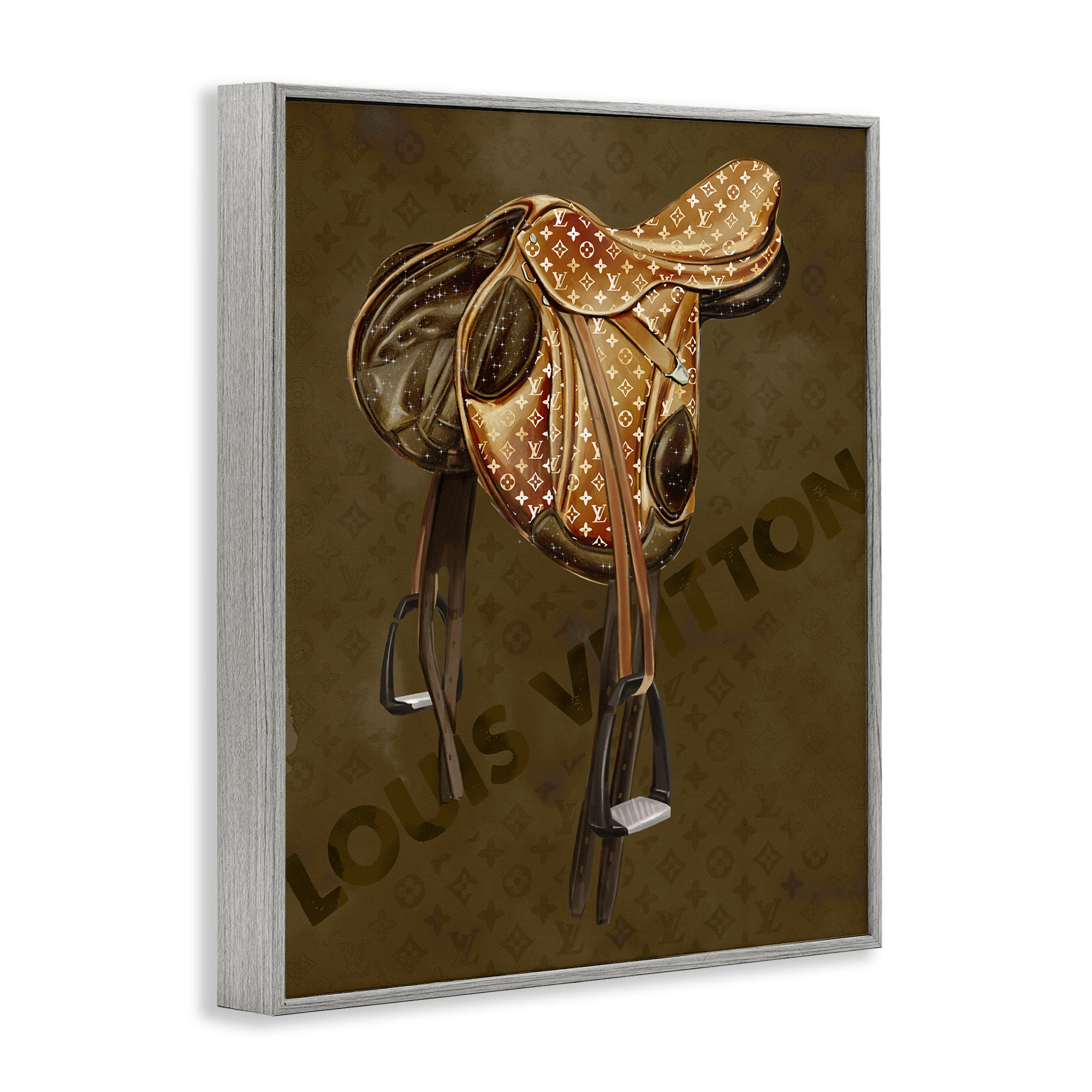 Mercer41 Glam Patterned Saddle Giclee Art by Ziwei Li | Wayfair