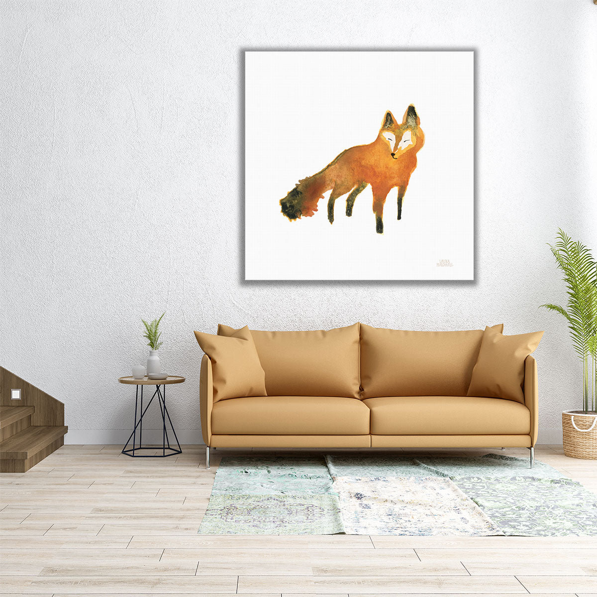 Millwood Pines Woodland Whimsy Fox - Canvas Print Wall Art | Wayfair