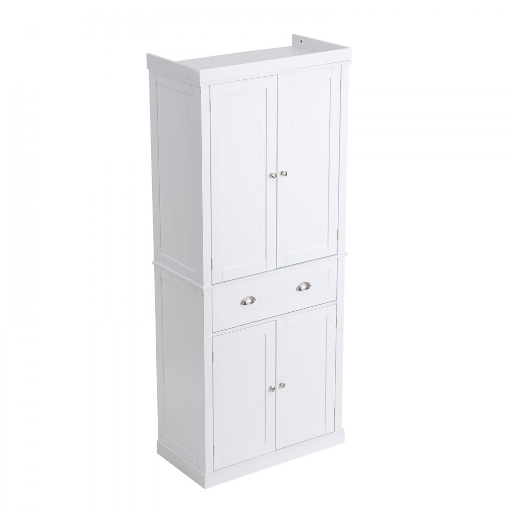 Stellweilan Tessberg 72" Kitchen Pantry Storage Cabinet, Freestanding ...