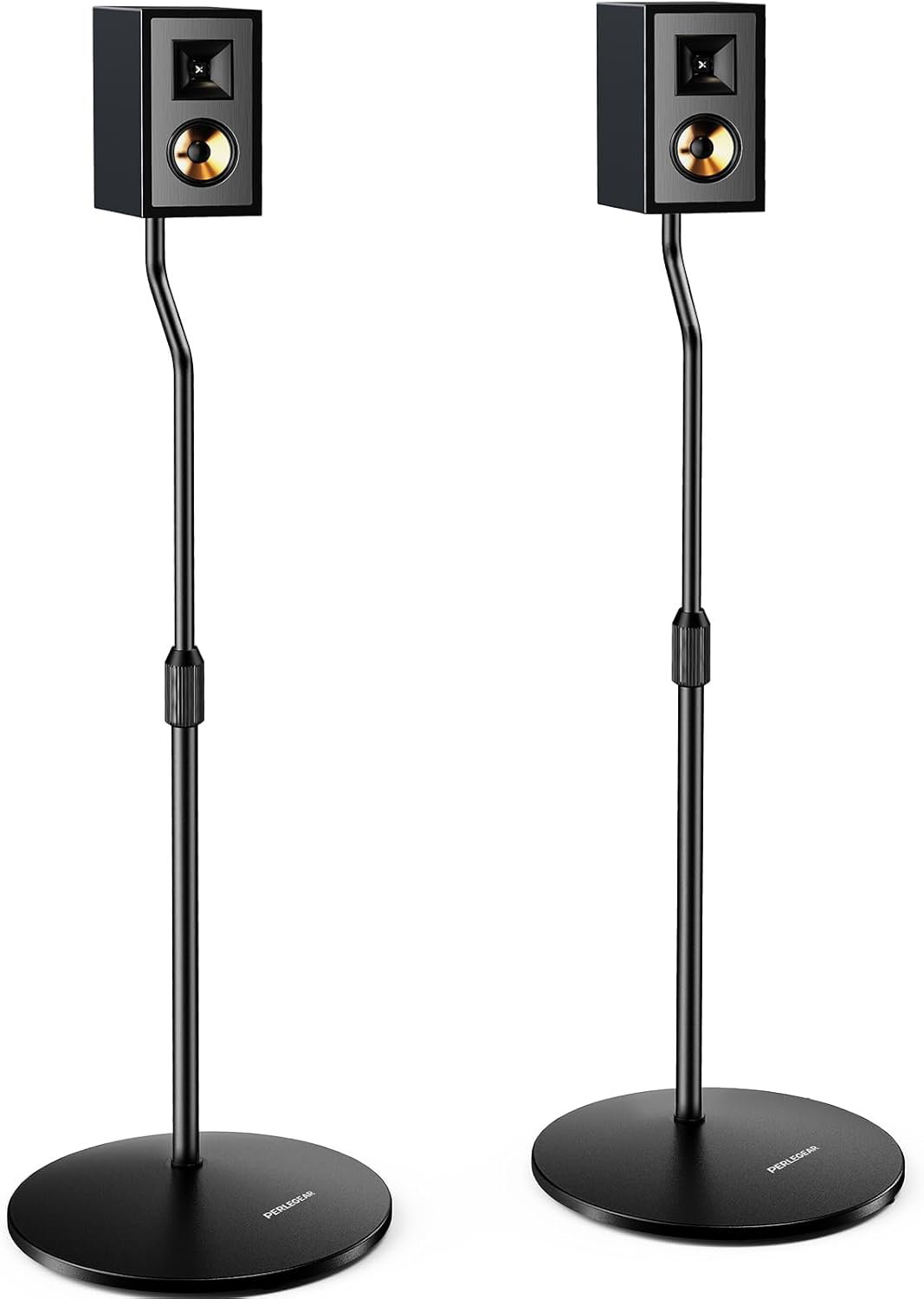 Inbox Zero 28” to 38” Height Adjustable Surround Sound Speaker Stands ...