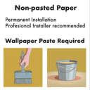 Mitchell Black CoEd Wacker Peel & Stick Wallpaper Tile | AllModern