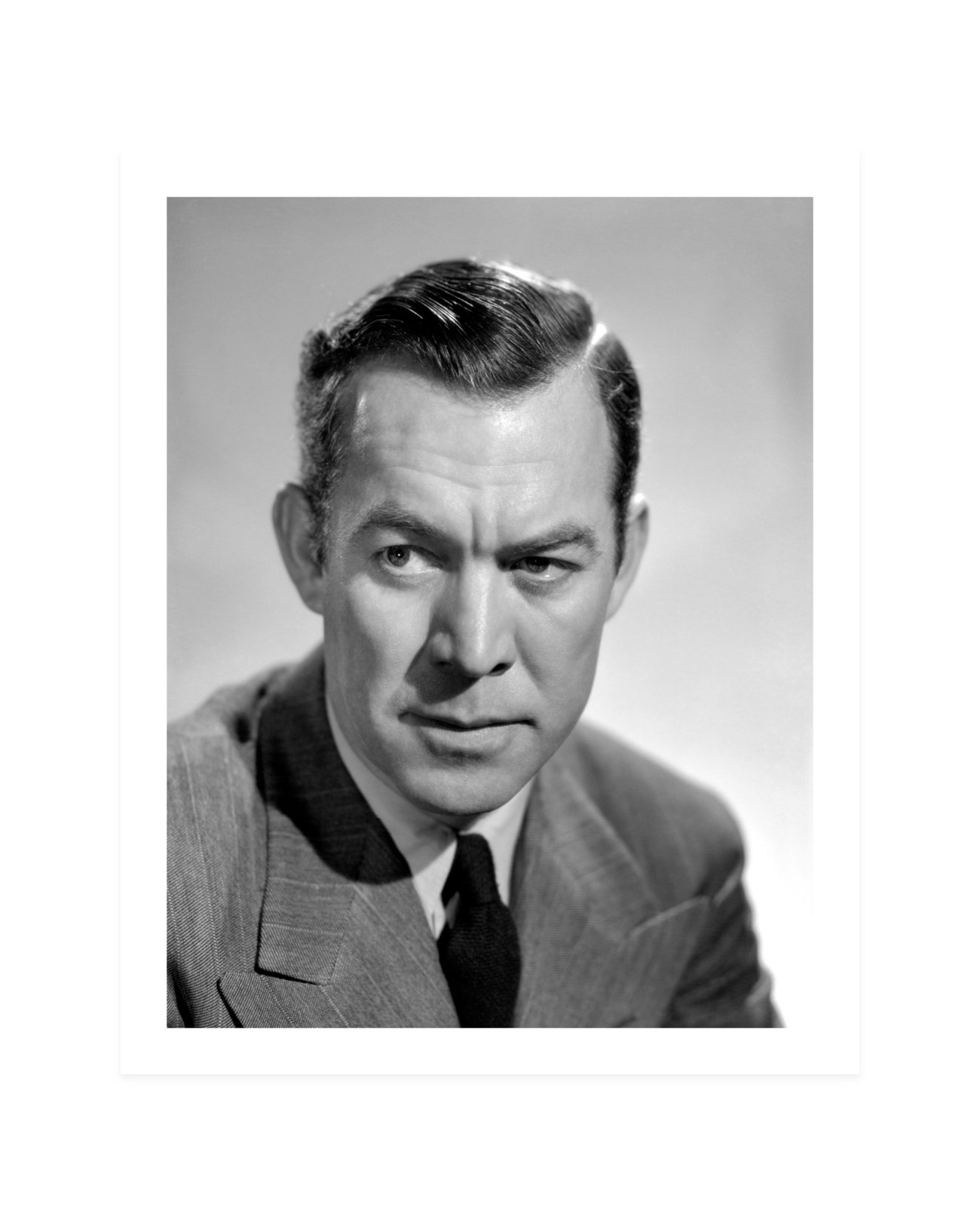 Globe Photos Entertainment & Media Close-up of Ward Bond Looking Away ...