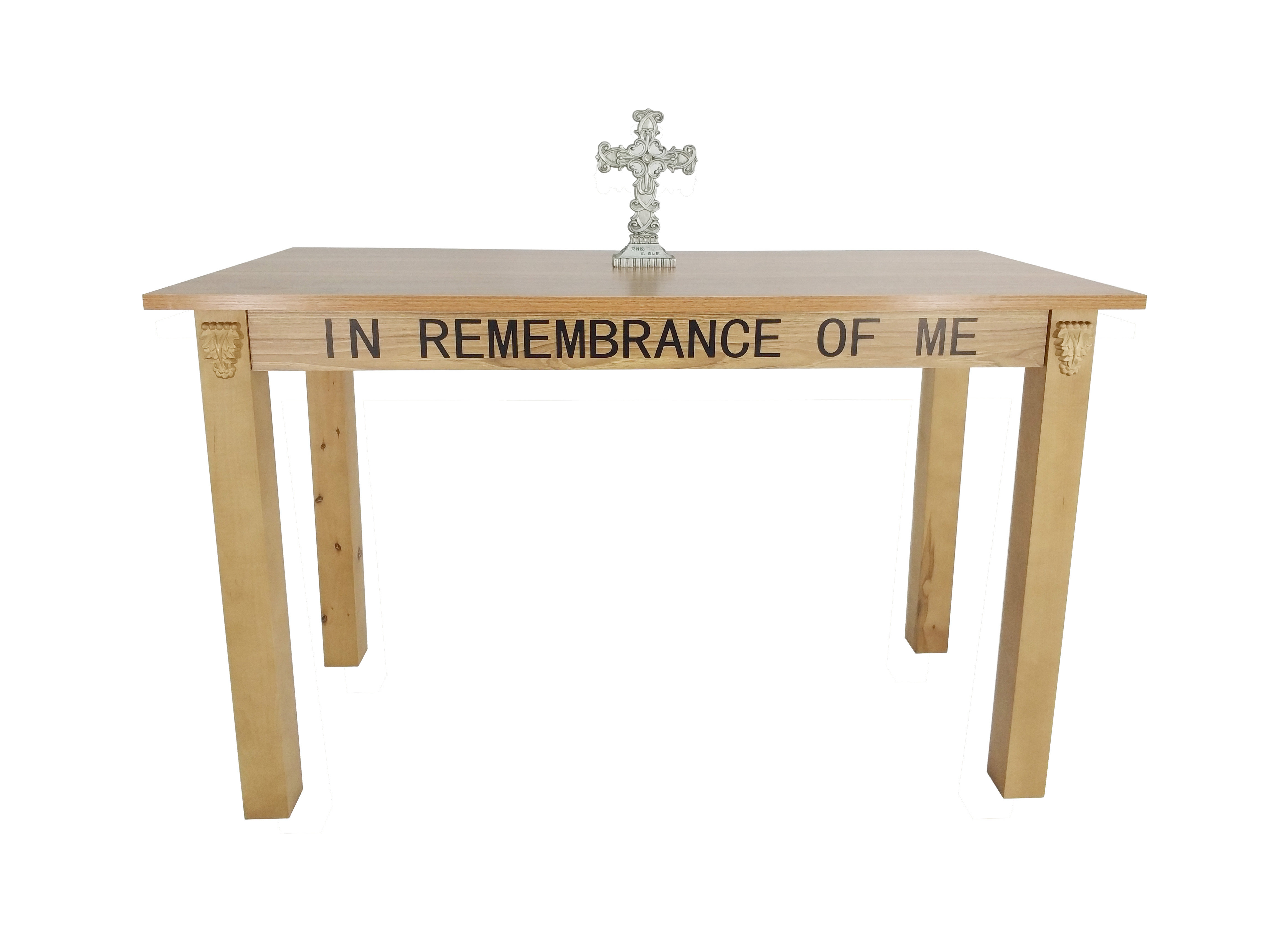 Alcott Hill® Church Holy Communion Table Christian Wood Table Breakfast ...