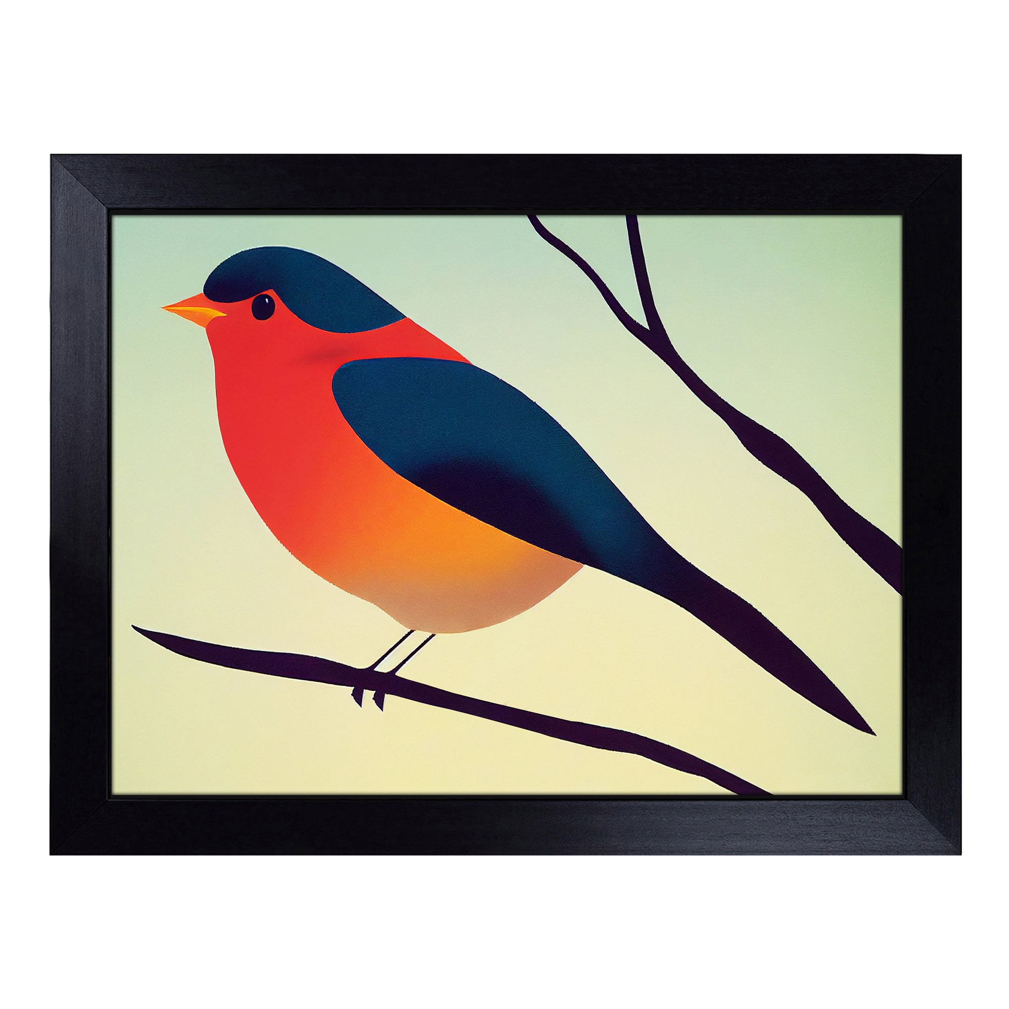 17 Stories Select Robin Bird Abstract Lap Tray with Cushion | Wayfair.co.uk