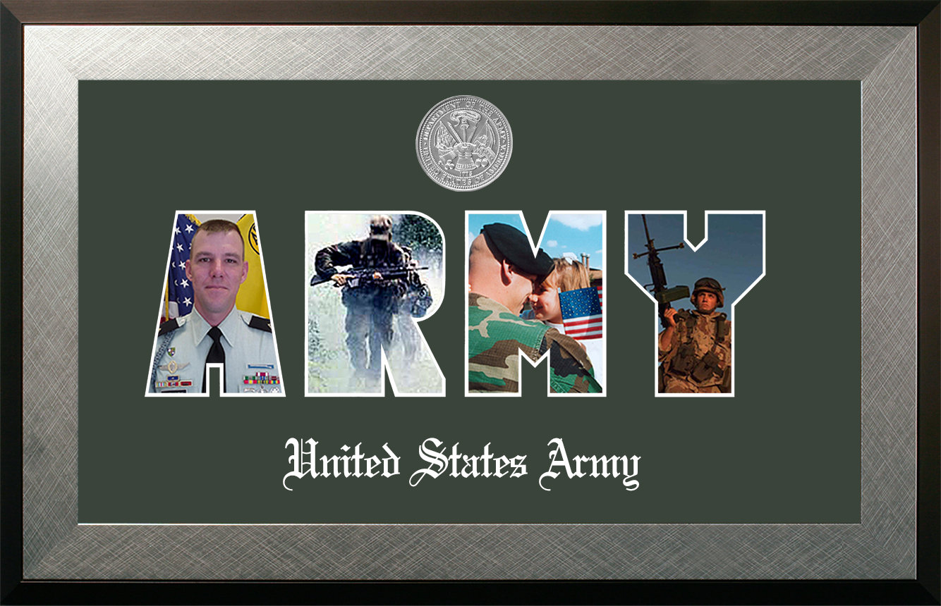 Patriot Frames Army Collage Photo Honors Picture Frame | Wayfair